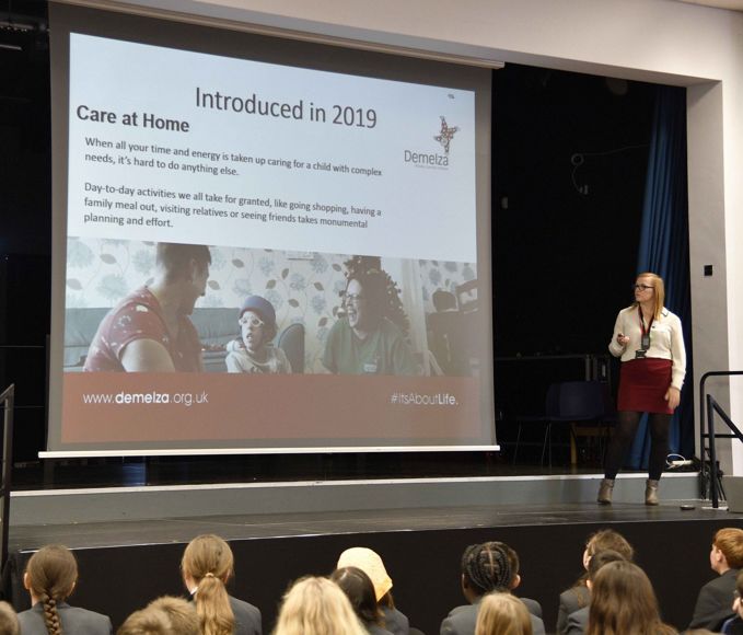 Demelza House charity visits the Academy - Demelza House charity visits ...